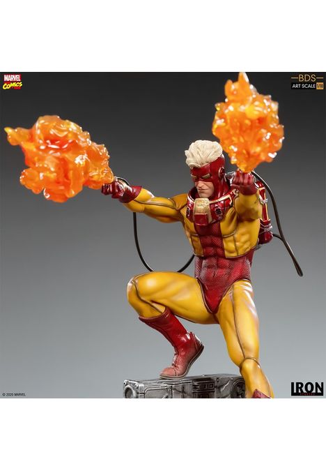 Estátua Pyro - X-Men - Bds Art Scale 1/10 - Iron Studios - lojalimitededition