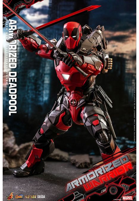 Figura Armorized Deadpool Diecast - Marvel - Sixth Scale - Hot Toys ...