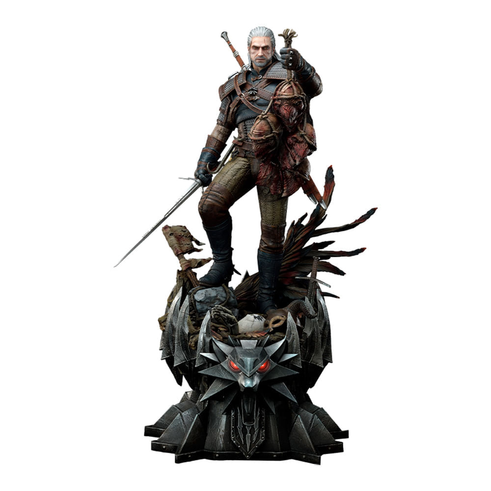 Estátua Geralt de Rivia - The Witcher 3 Wild Hunt - Museum Masterline ...